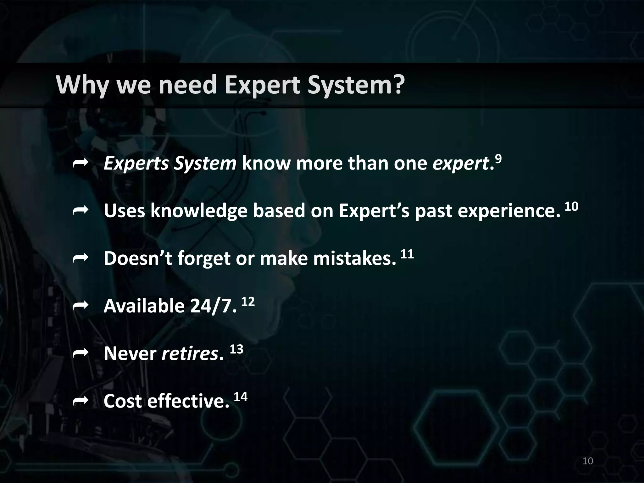 Expert system presentation | PPTX