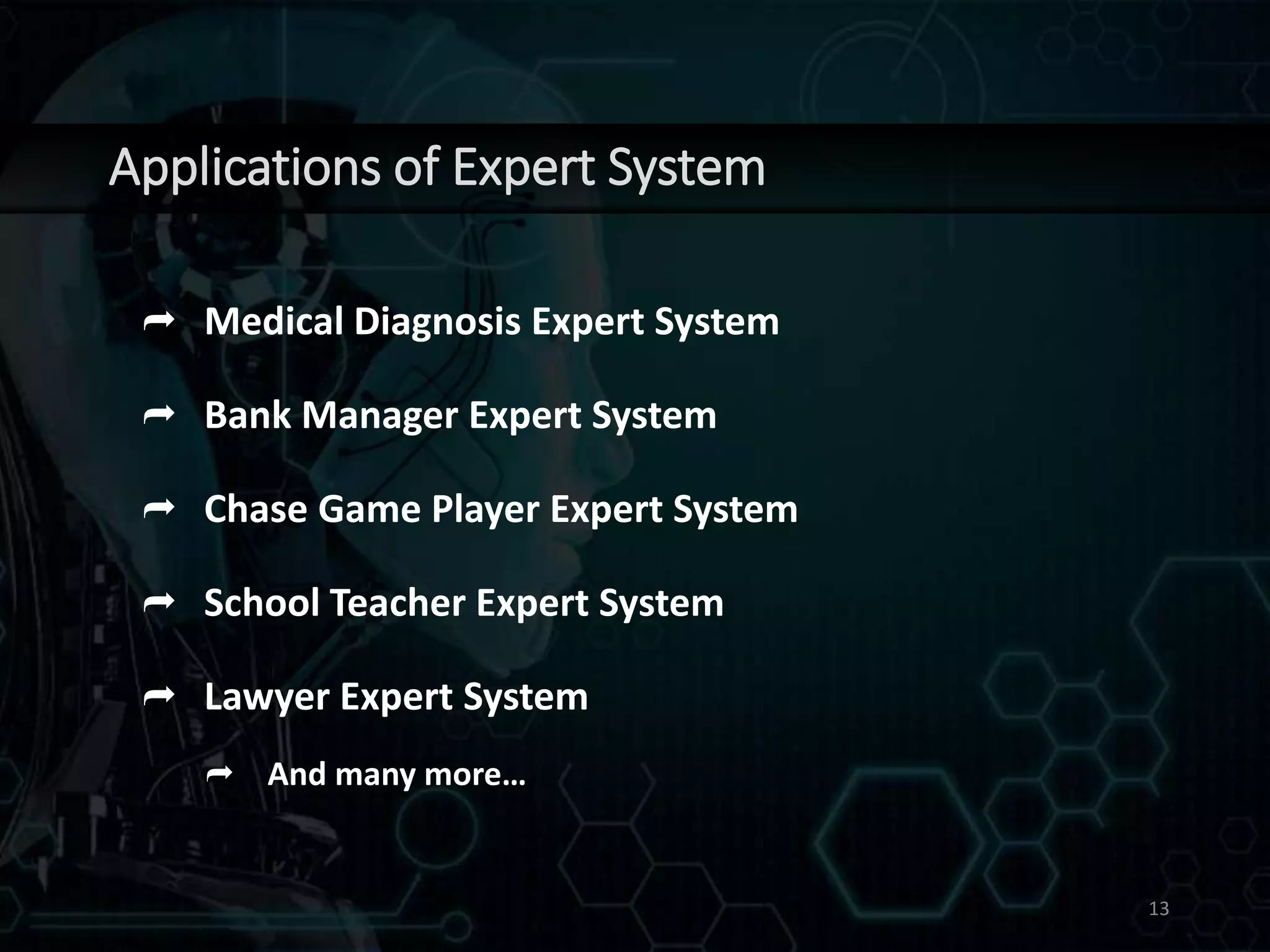 Expert system presentation | PPTX