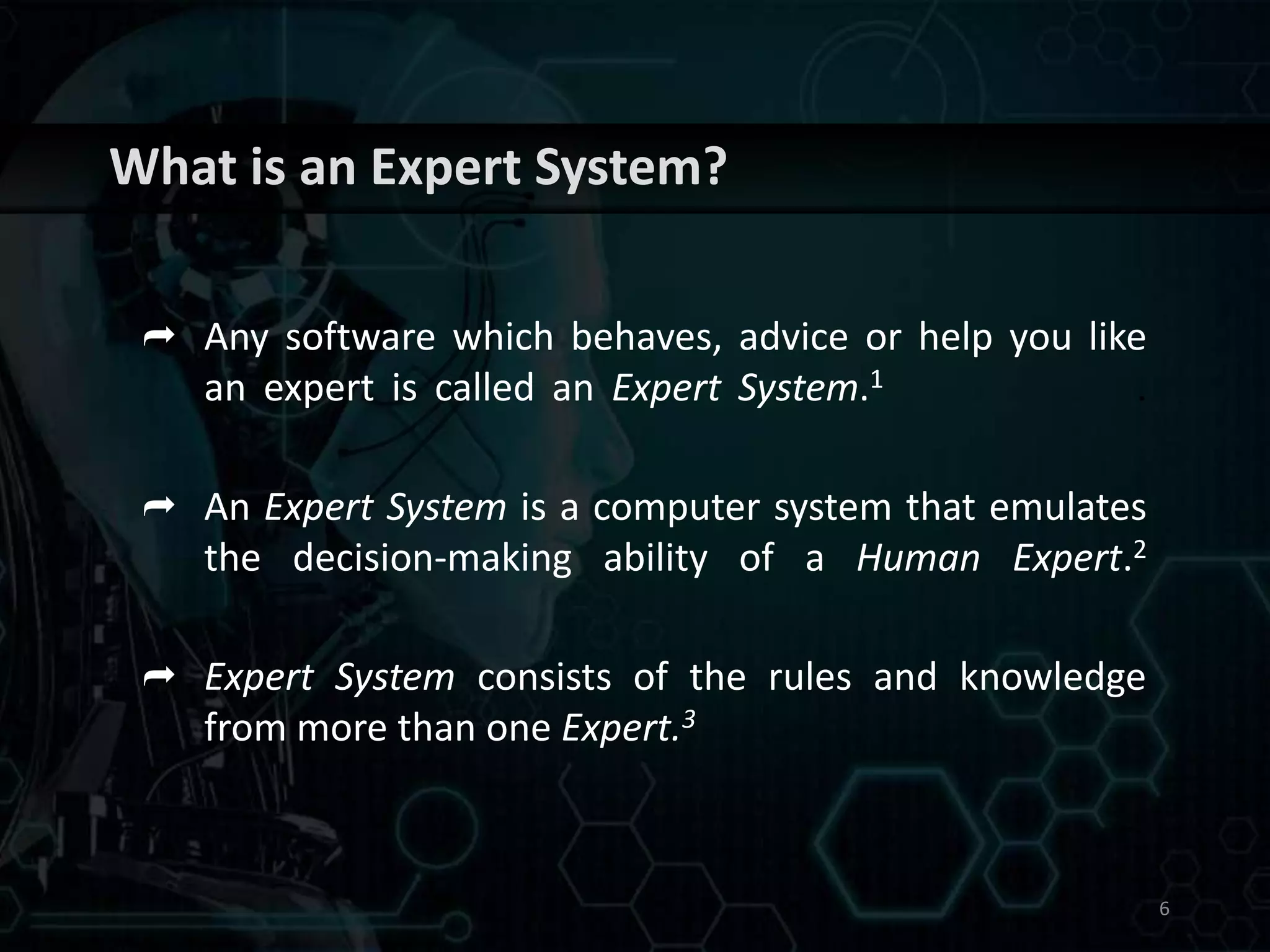 Expert system presentation | PPTX