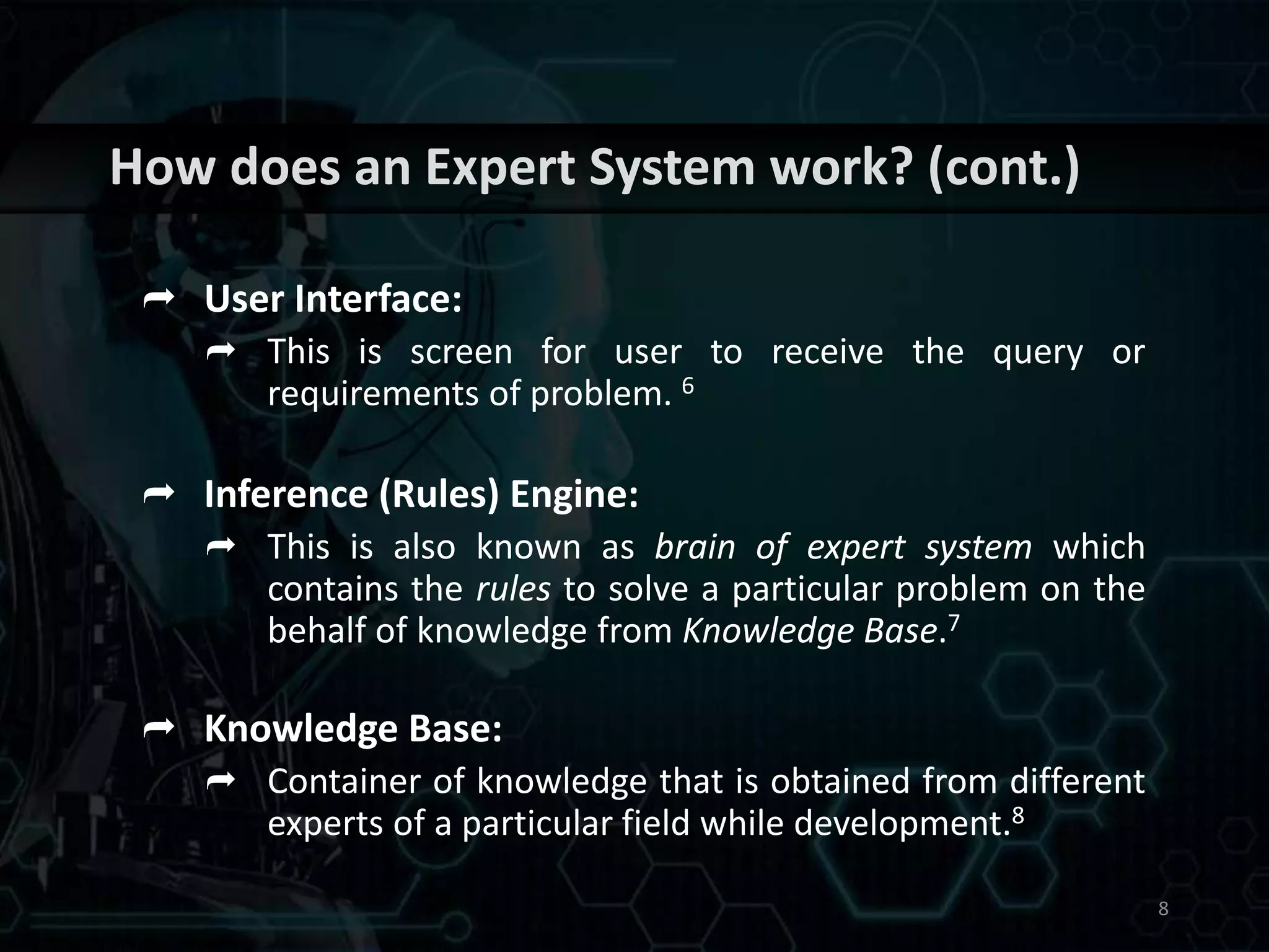 Expert system presentation | PPTX