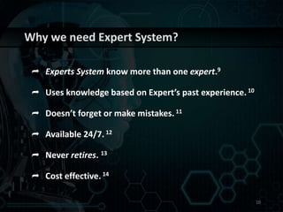 Expert system presentation | PPTX