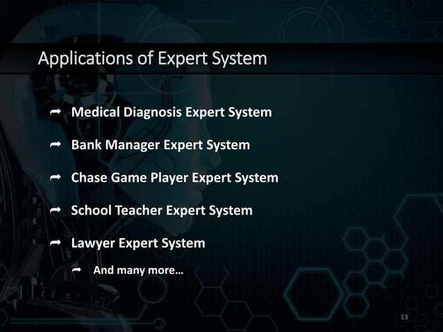 Expert system presentation | PPTX