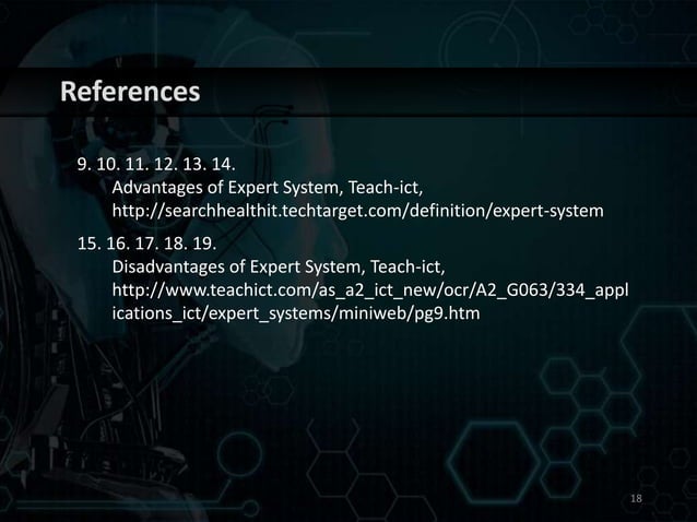 Expert system presentation | PPTX