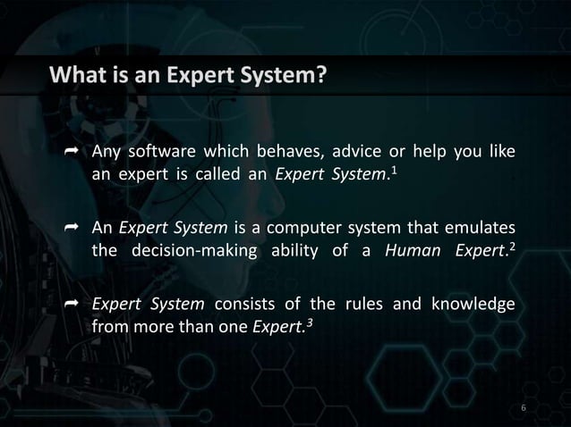 Expert system presentation | PPTX