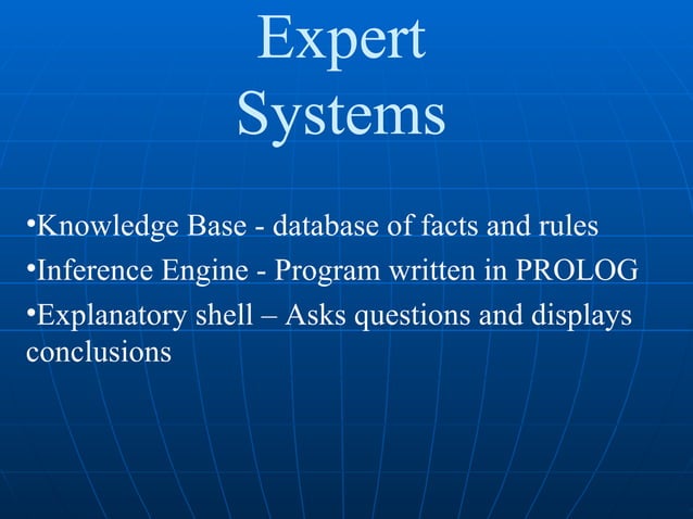 Expert Systems | PPT