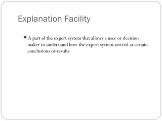 Expert systems | PPT