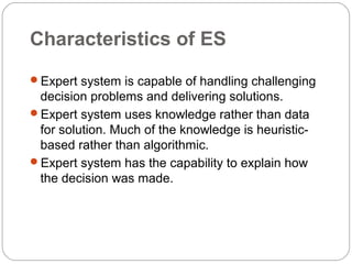 Expert systems | PPT