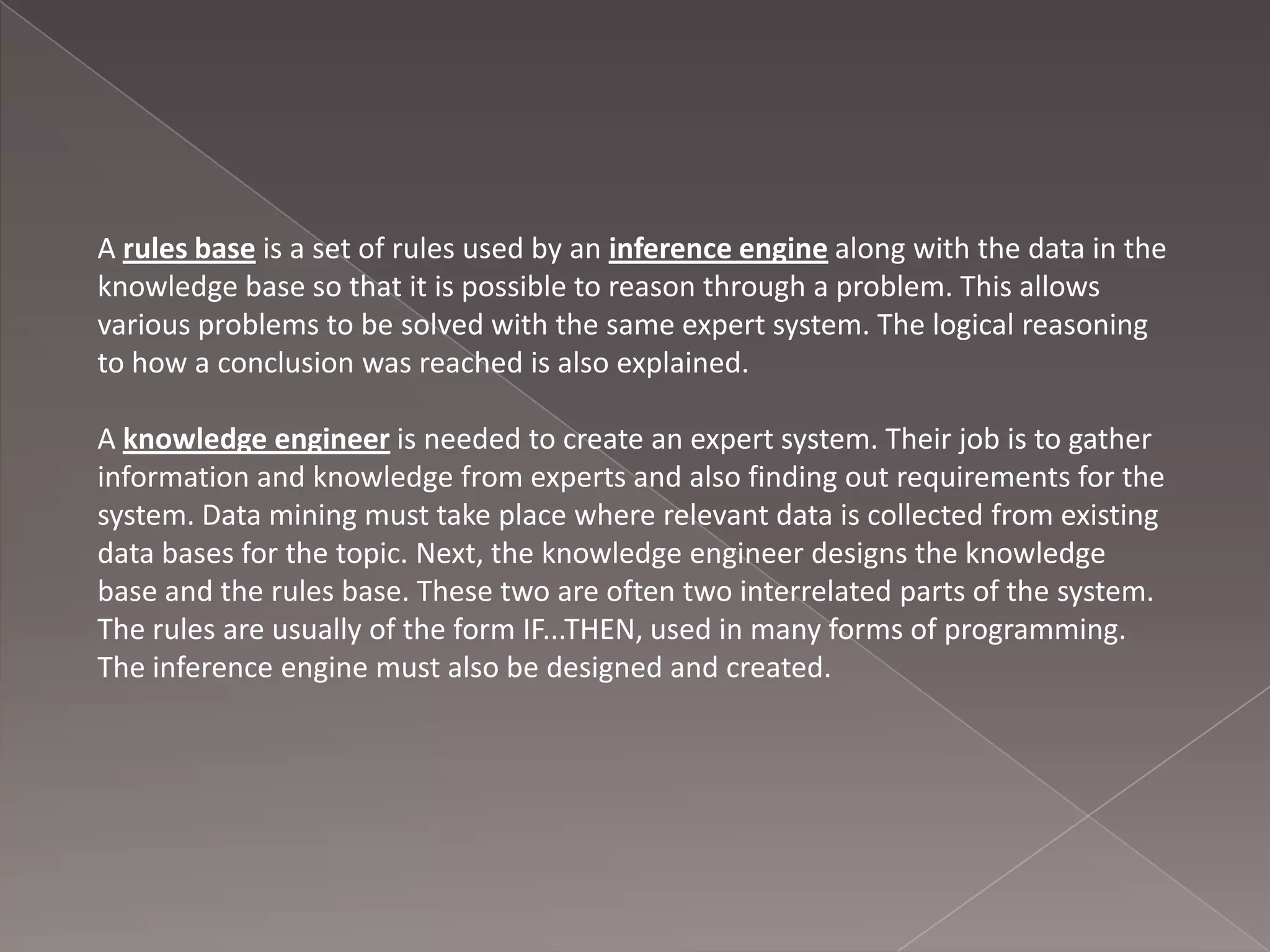 Expert Systems | PPT