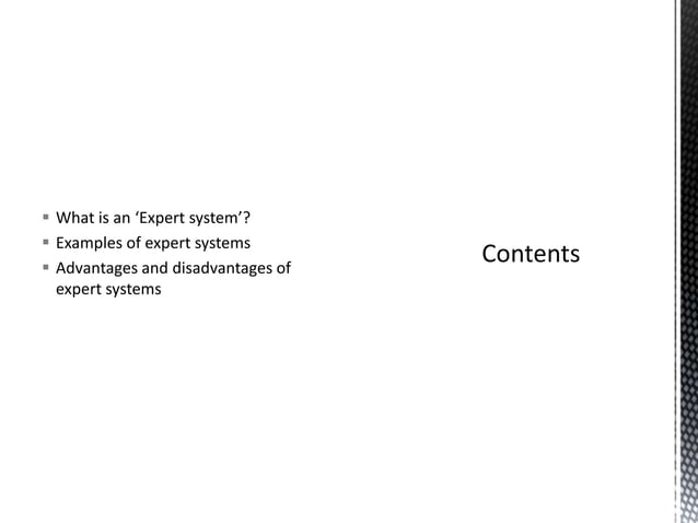 Expert systems | PPT