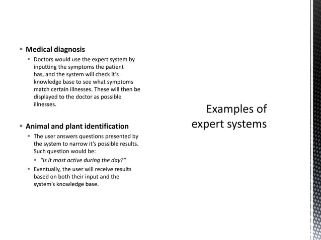 Expert systems | PPT