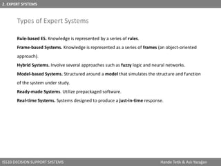 Expert Systems | PPT