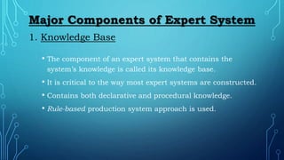 Expert systems | PPTX | Artificial Intelligence | Technology & Computing