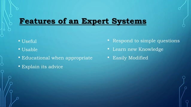 Expert systems | PPT