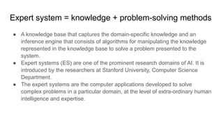 Expert system xxxxxxxxxxxxxxxxxxxxxxxxxxxxxxxxx | PPT