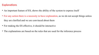 Expert Systems in Artificial Inteligence | PPTX