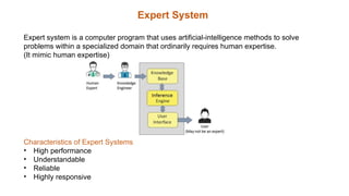 Expert System is described very shortly with diagram | PPTX
