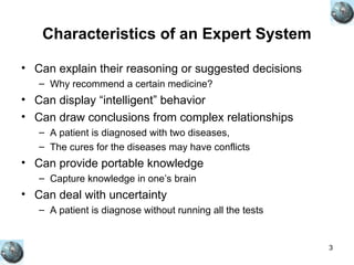 Artificial Intelligence Expert Systems Presentation.ppt