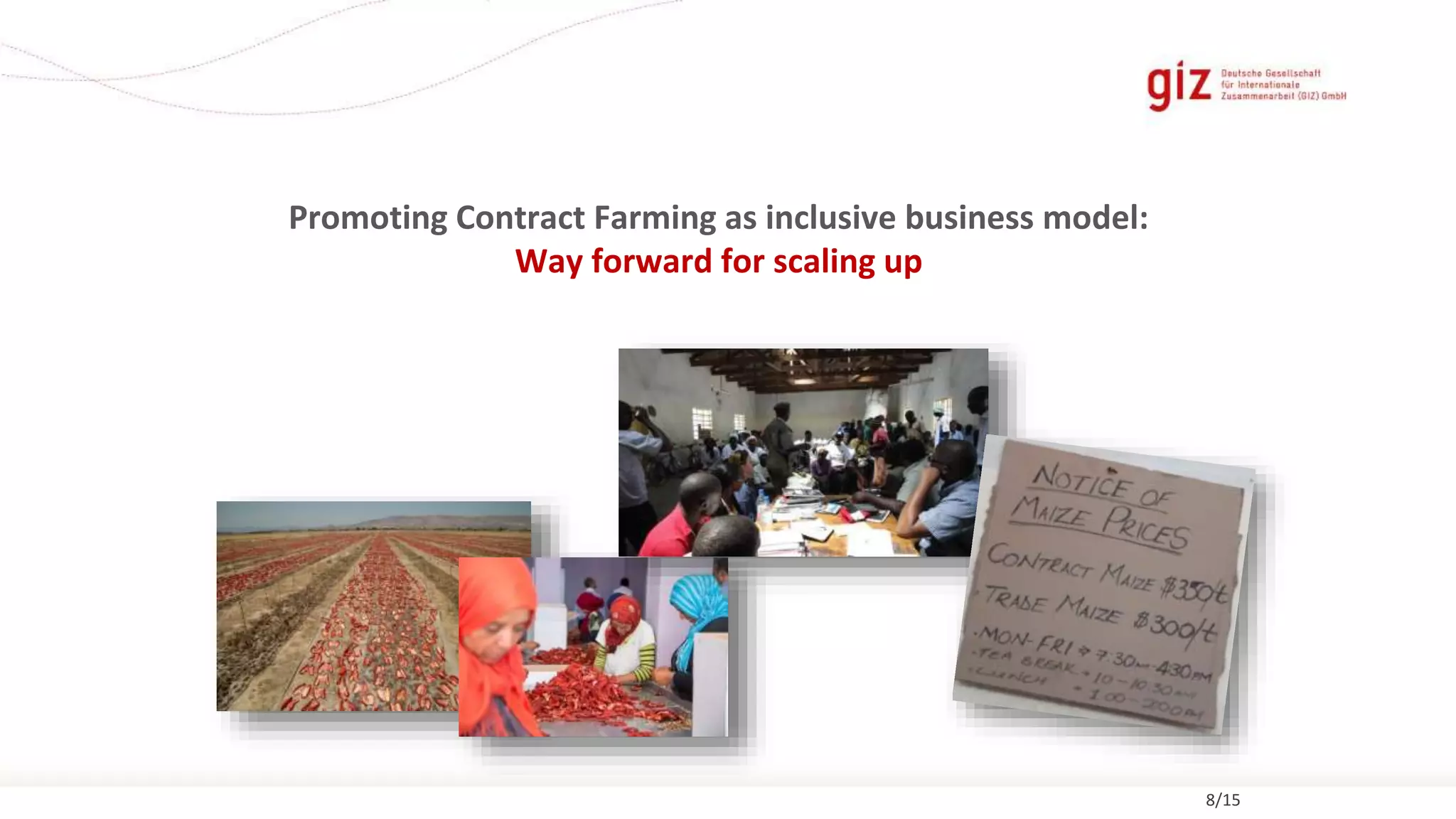Contract Farming as an Inclusive Business Model for African Smallholder ...