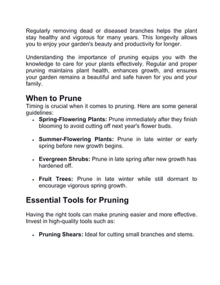 Expert Tips for Pruning Your Plants.pdf. | PDF