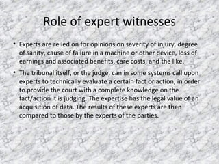 Expert Witness Testimony | PPT