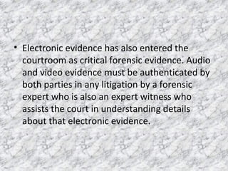 Expert Witness Testimony | PPT