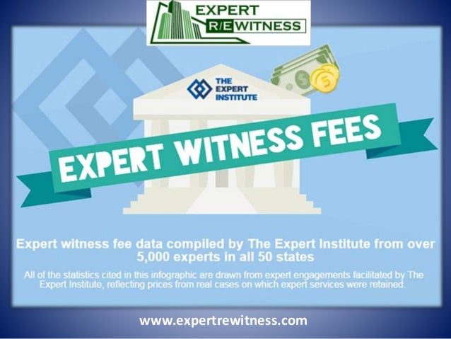 Expert Witness Fees: A Nationwide Compilation