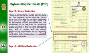 Phytosanitary Requirements for Exporting Agricultural Produces | PPT