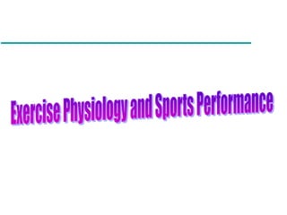Exercise physiology | PPT