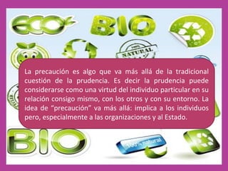 Principio de precaución | PPT