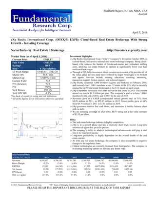 eXp Realty International Corp. (OTCQB: EXPI): Cloud-Based Real Estate ...