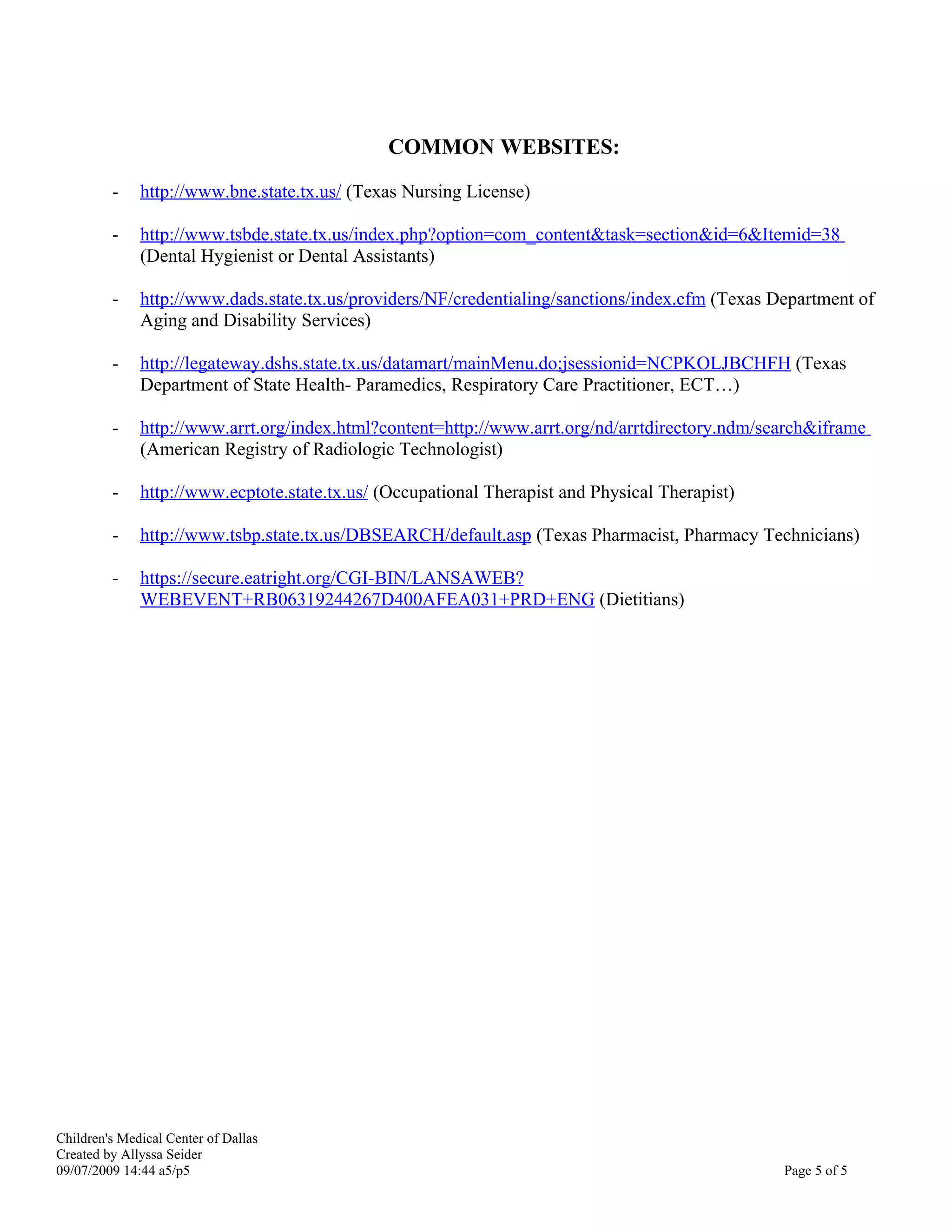Expiration Notification Process- implemented 2009 | PDF