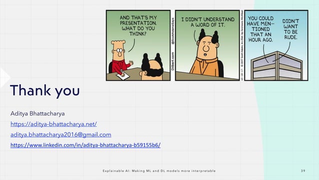 Explainable AI - making ML and DL models more interpretable | PDF ...