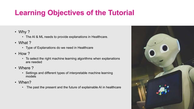 Explainable AI in Healthcare | PPTX