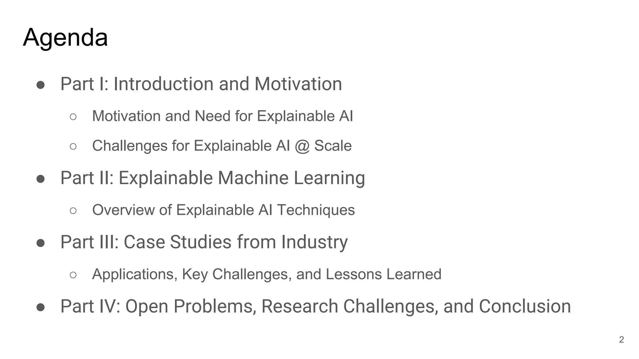 Explainable AI in Industry (WWW 2020 Tutorial) | PPTX