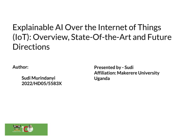 Explainable AI Over the Internet of Things (IoT)_ Overview, State-Of ...