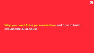 Explainable ai powered personalised content feeds | PPT