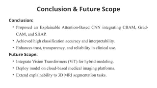 Explainable Attention based-CNN for Brain Tumor Classification using ...