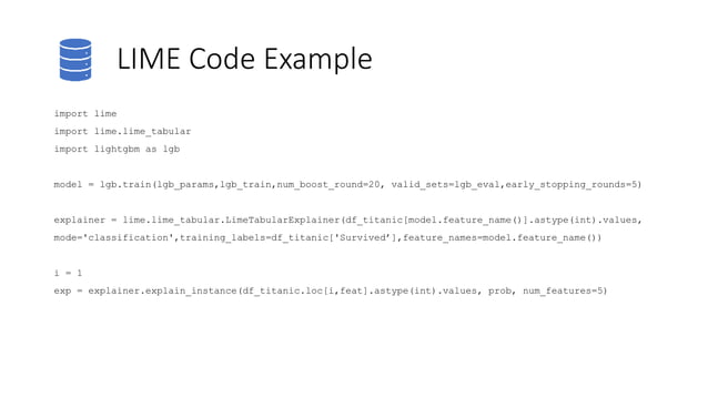 Explainable Machine Learning (Explainable ML) | PPT