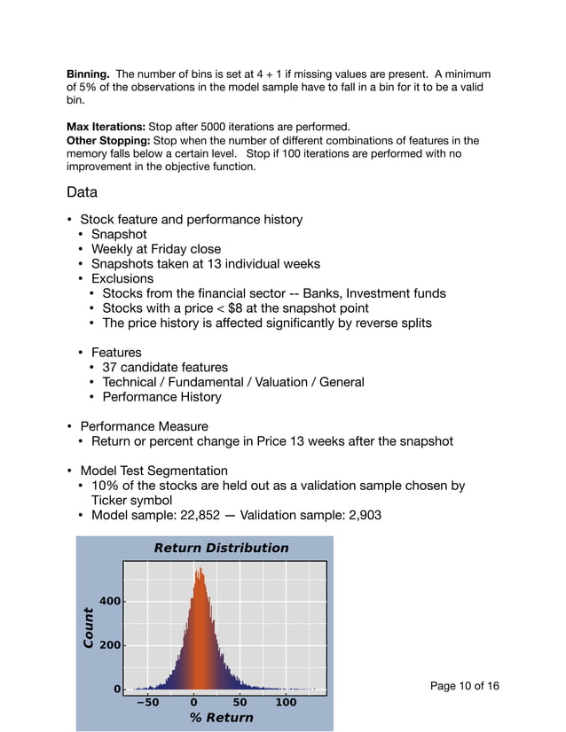 Creating an Explainable Machine Learning Algorithm | PDF