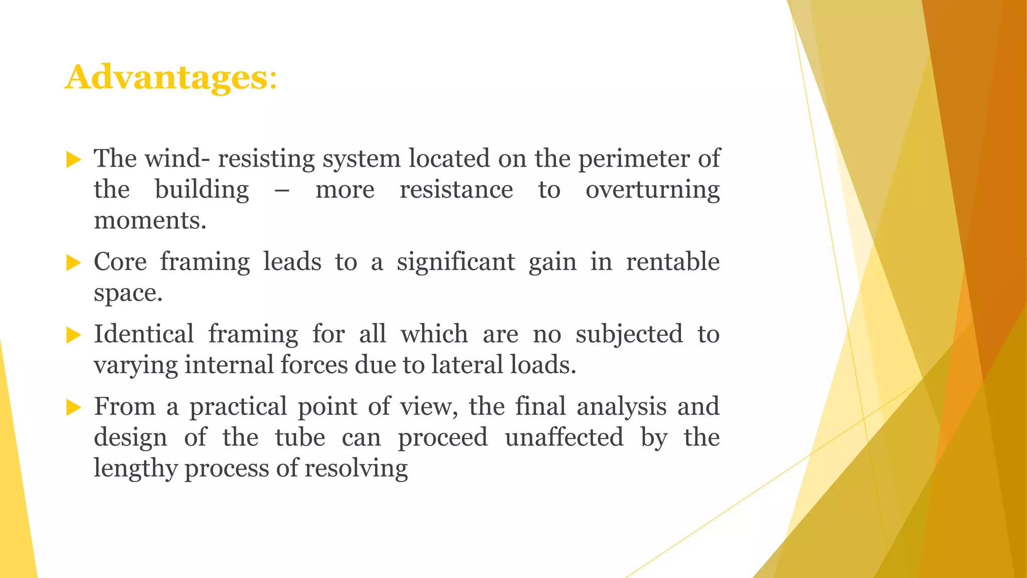 Explain any tube system and structural configuration of a building ...