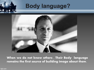 Explain body language for negotiation & Selling | PPTX