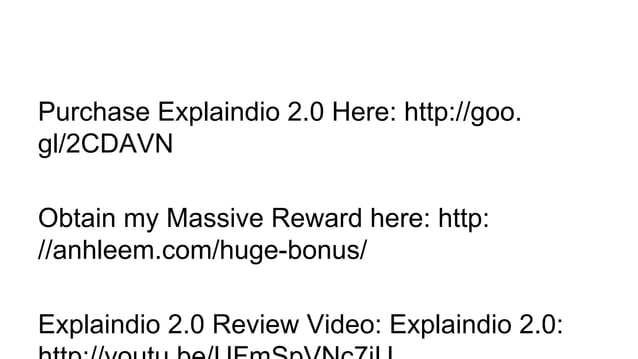 Explaindio 2.0 review | PDF