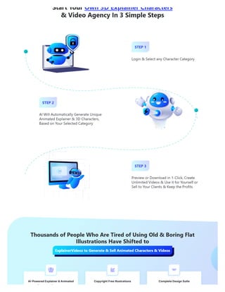 ExplainerVideoz - AI Based Animated Video Maker Platform With Thousand ...