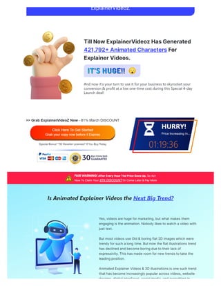 ExplainerVideoz - AI Based Animated Video Maker Platform With Thousand ...