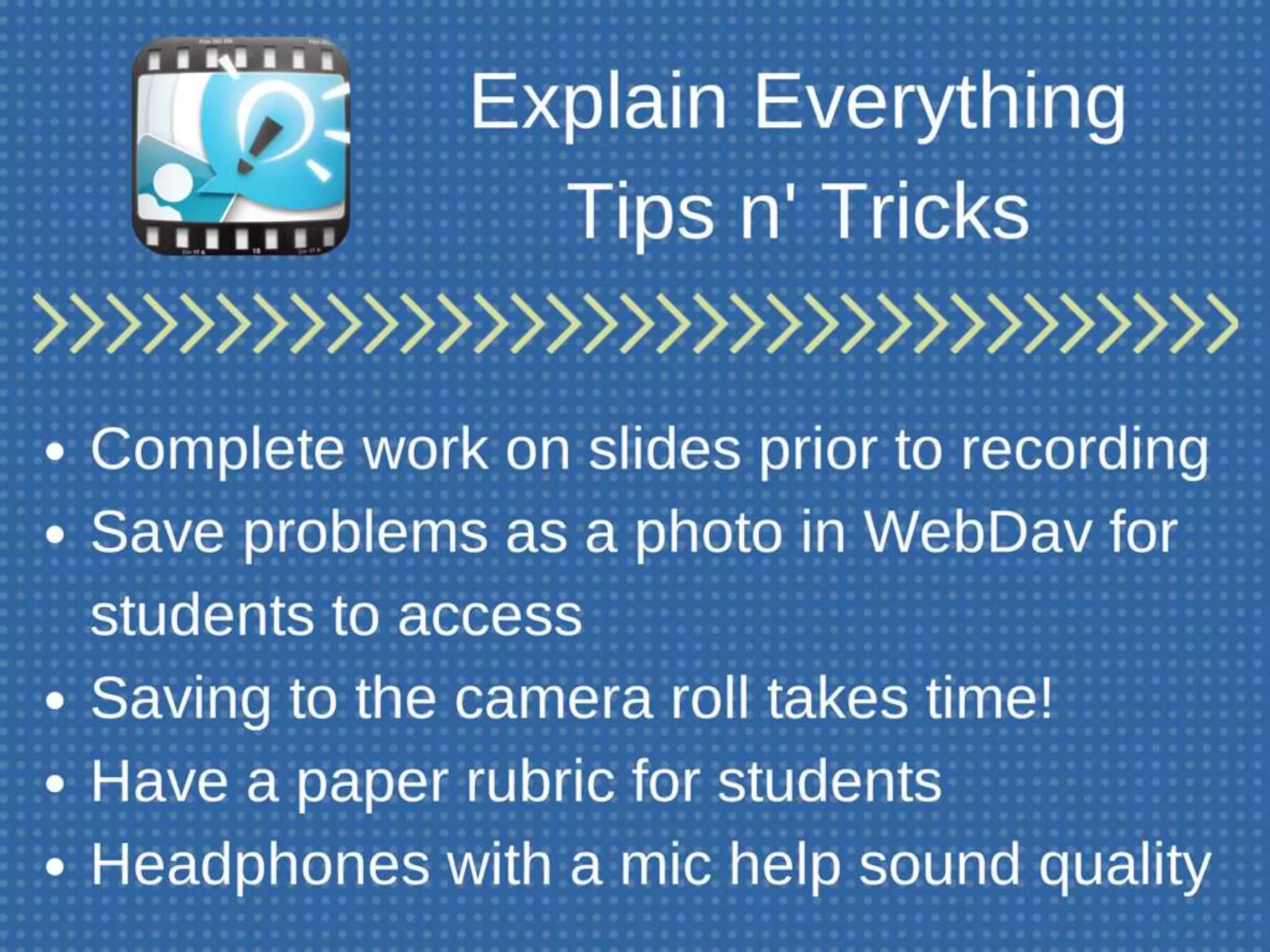Explain everything tips | PPT