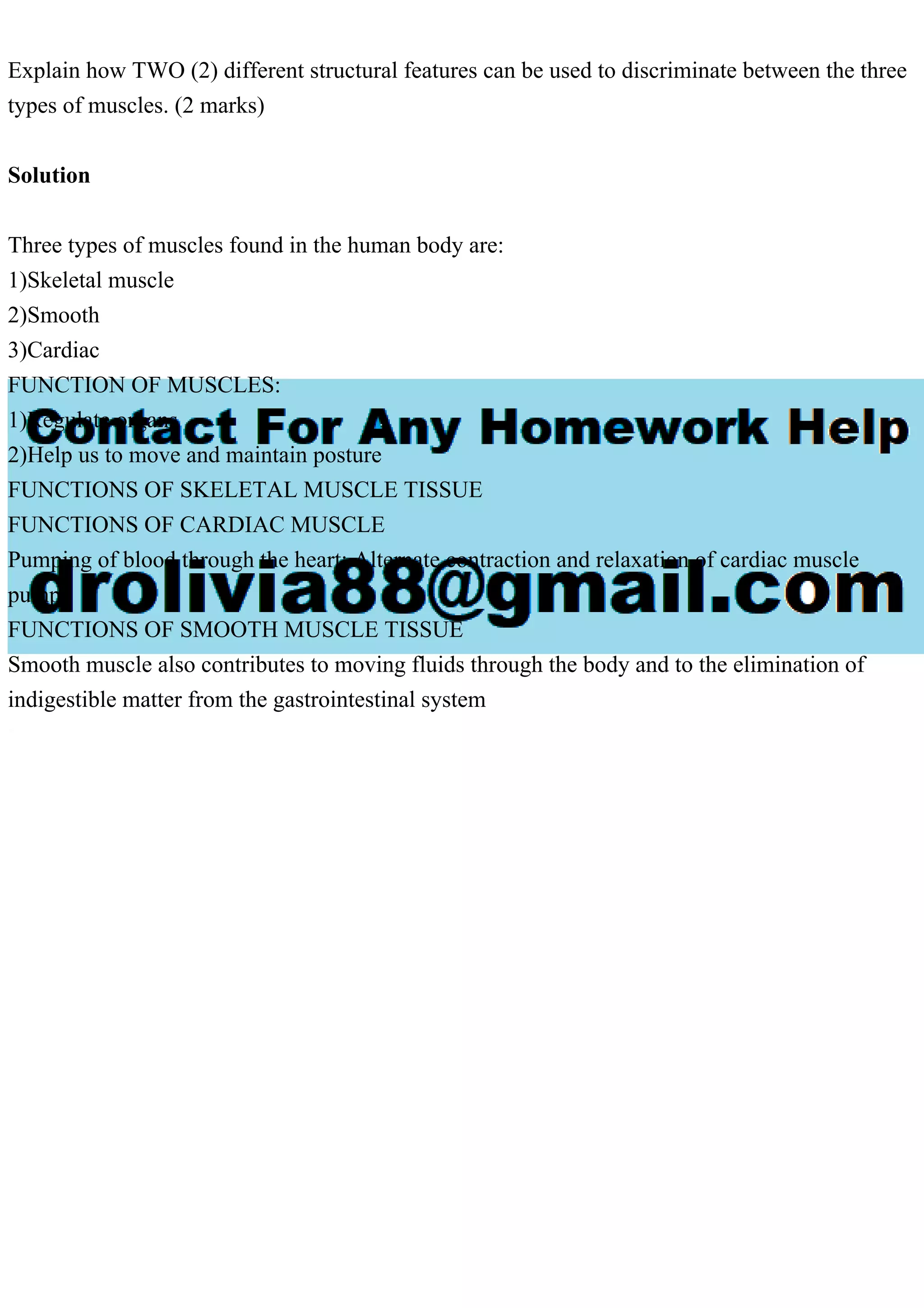 Explain how TWO (2) different structural features can be used to dis.pdf