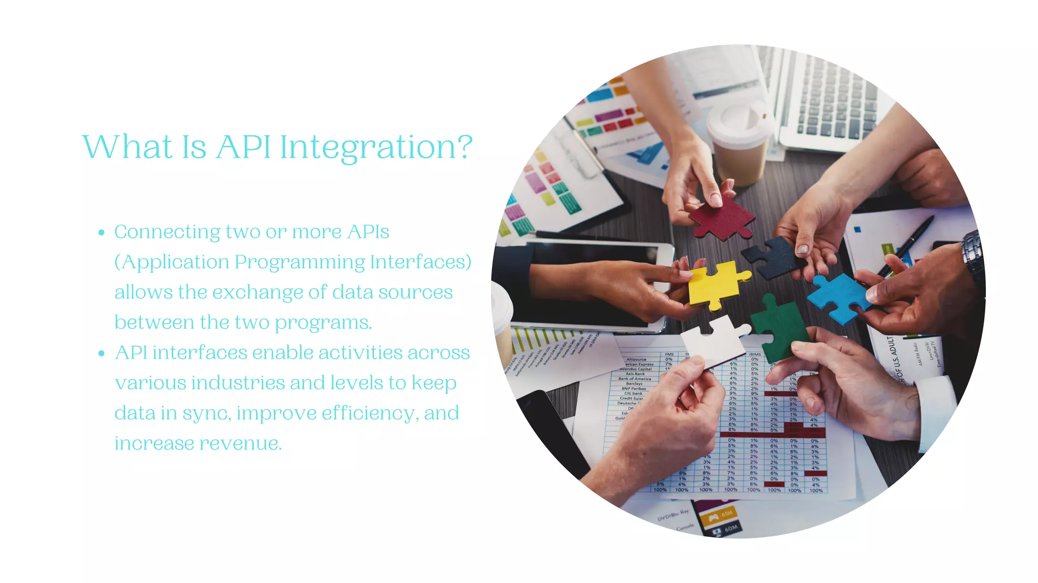 Explaining Api Integration How Does Api Integration Work Ppt