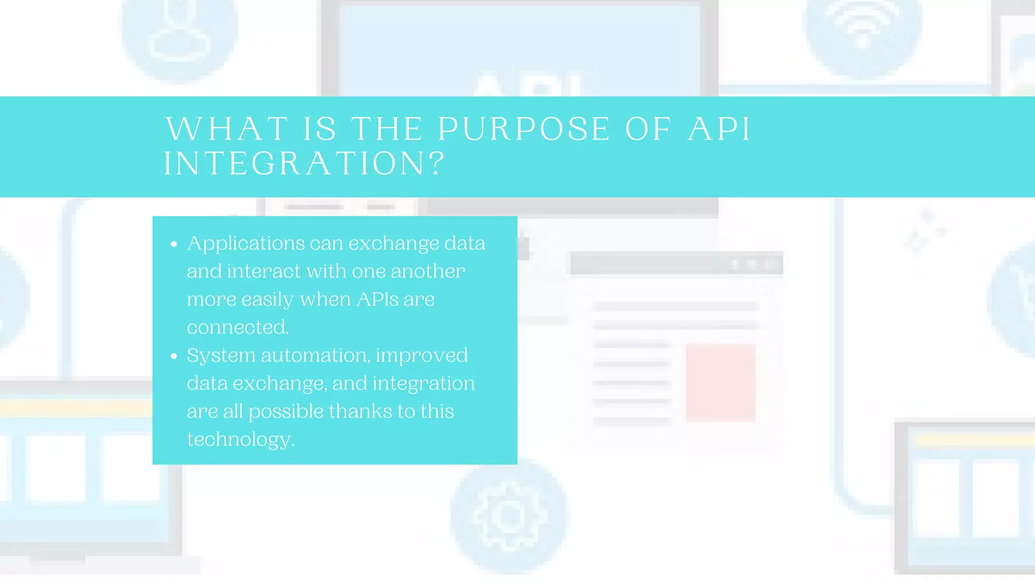 Explaining Api Integration How Does Api Integration Work Ppt