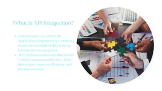 Explaining API Integration: How Does API Integration work? | PPT