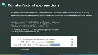 Paper sharing_Explaining Data-Driven Decisions made by AI Systems_The Counterfactual Approach | PPTX